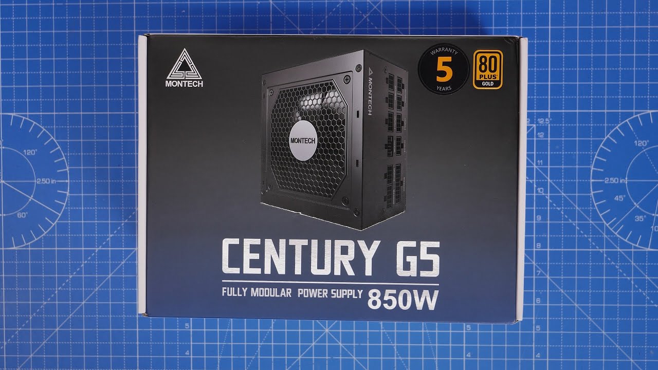 Montech Century G5 PSU wiring and setup guide - YouTube
