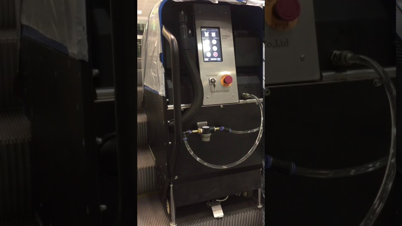 Supreme Escalator Cleaning Machine Titan Z700 - YouTube