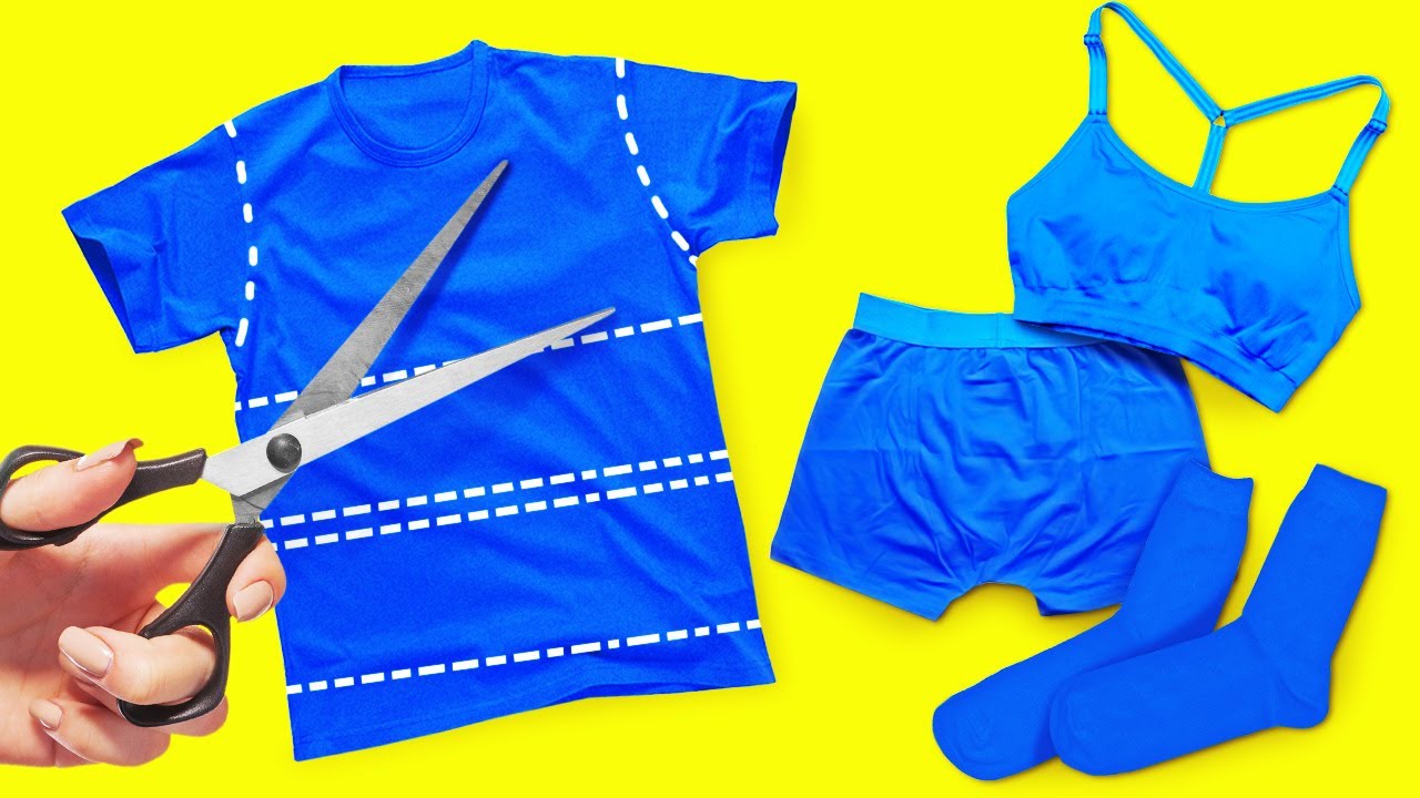 26 AMAZING WAYS TO REUSE OLD CLOTHES - YouTube