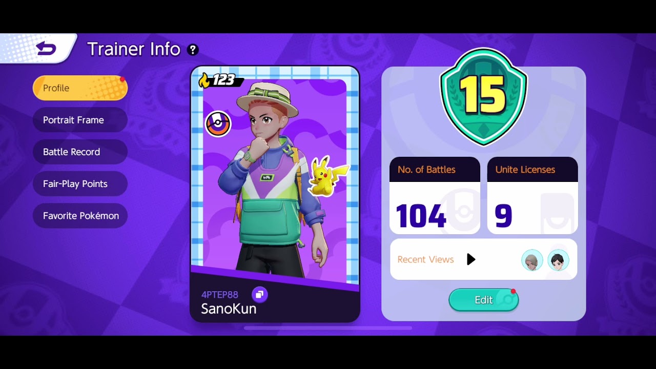 How to change your profile outfit in pokemon unite #pokemonunite - YouTube