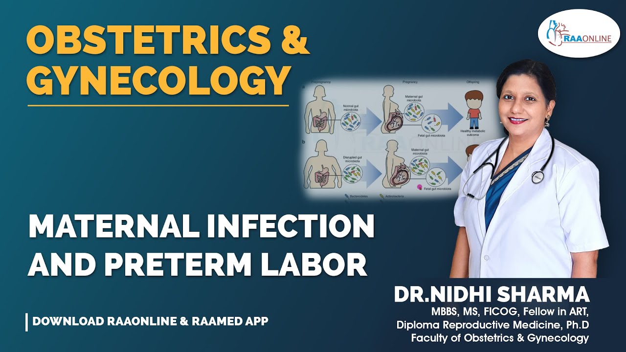 Maternal infection and preterm labor - YouTube