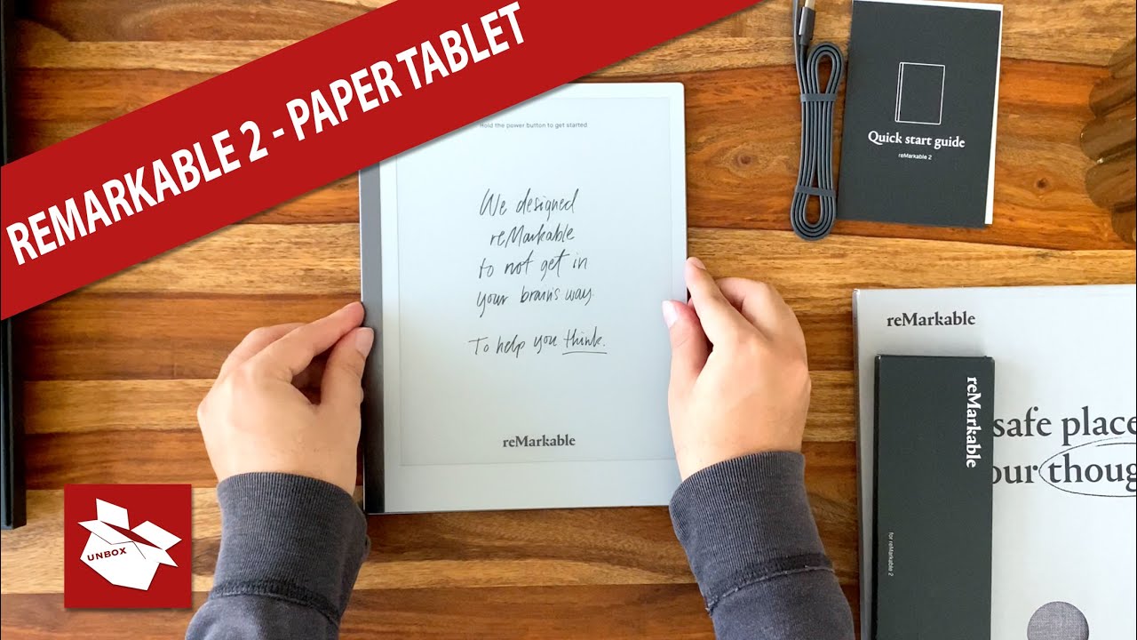 ReMarkable 2 - The Next Generation Paper Tablet Unboxing | 4K | Episode ...