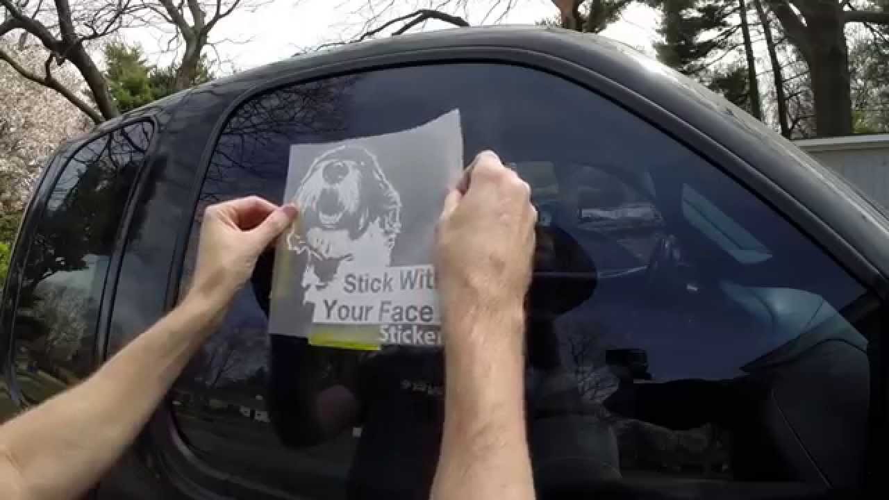 How to Apply Your Face Stickers - YouTube