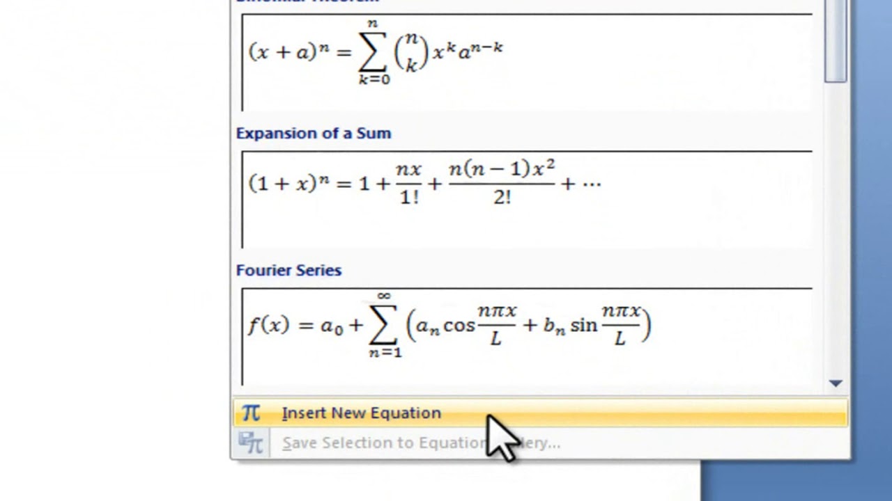 #22. Typesetting Matematis "Ms. office Word" - YouTube