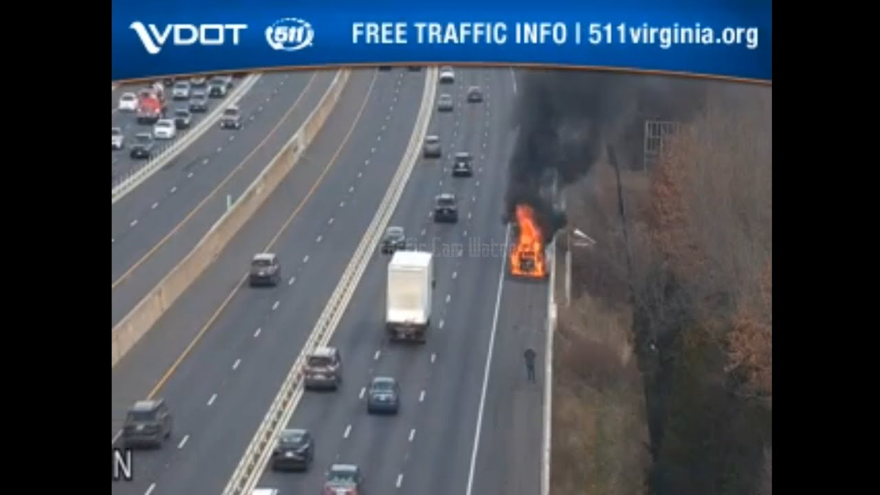 Car Catches Fire While Driving, Explodes Soon After Stopping & Burns To ...