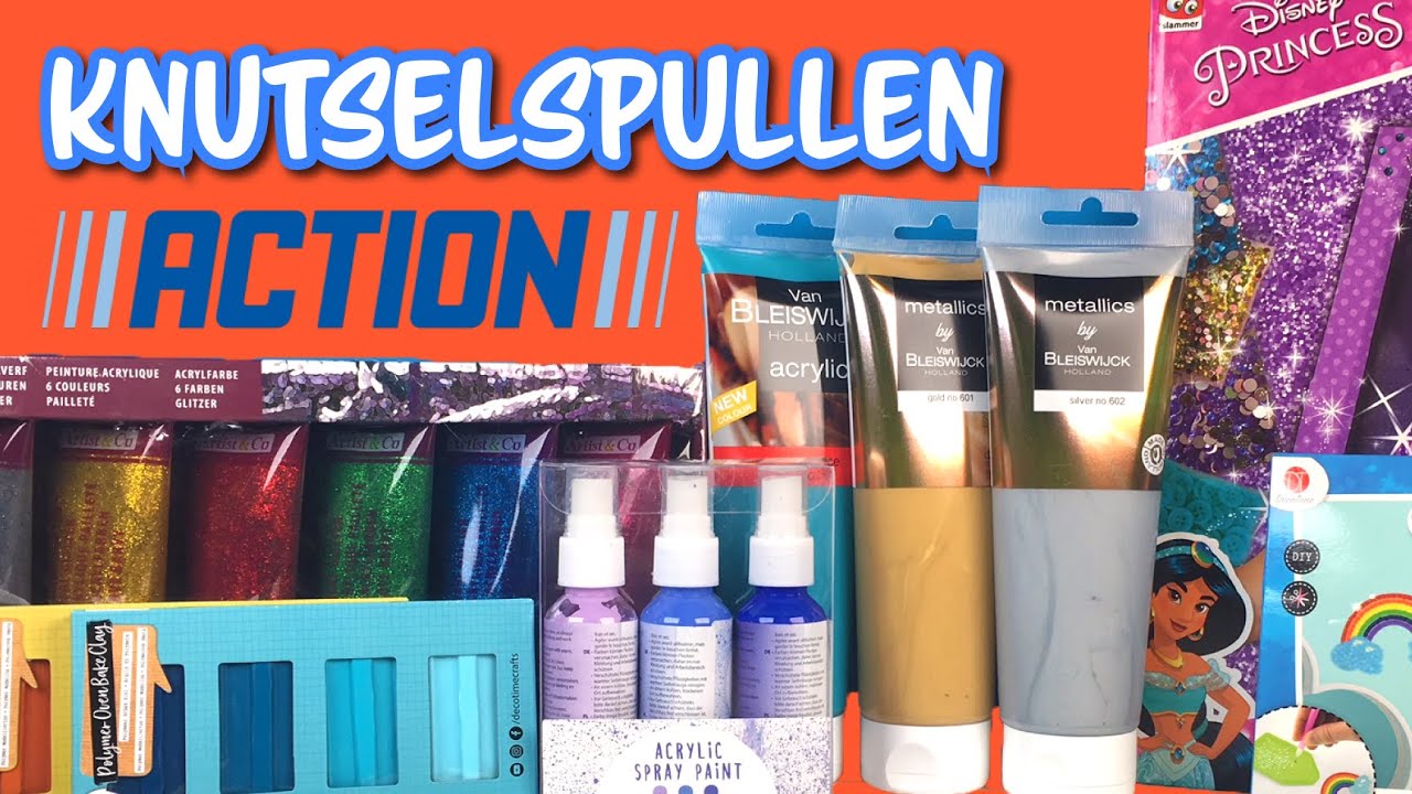 Action knutselspullen *shoplog creatief* - YouTube