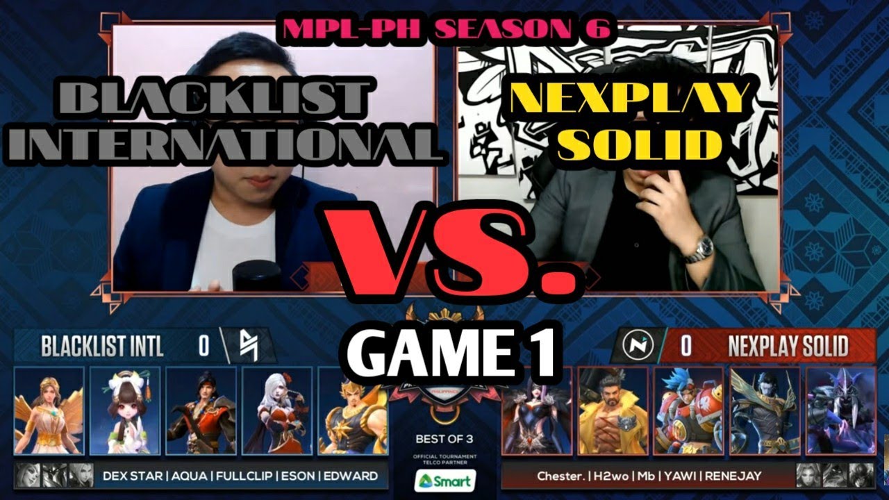 MPL SEASON 6/ 2020/ BLACKLIST INTERNATIONAL vs NEXPLAY SOLID/ GAME 1 ...