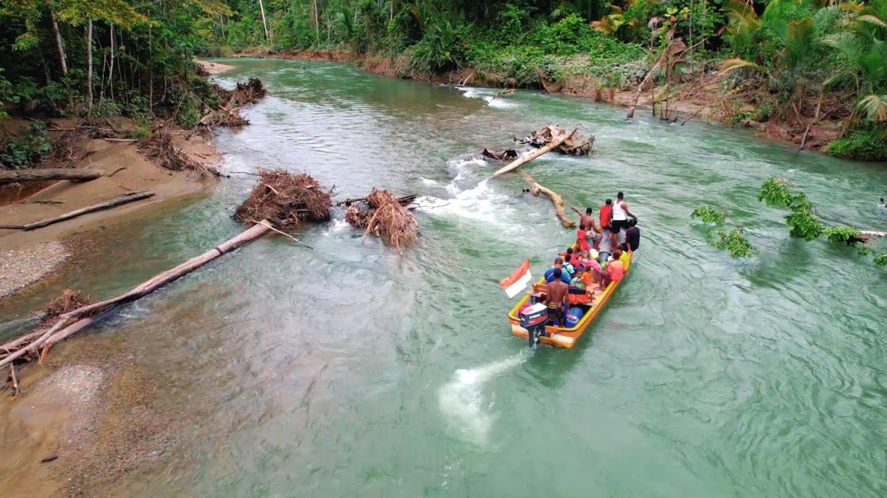 DRONE VIEW - Exploring the Hidden Beauty of Kruku River in Mamberamo ...