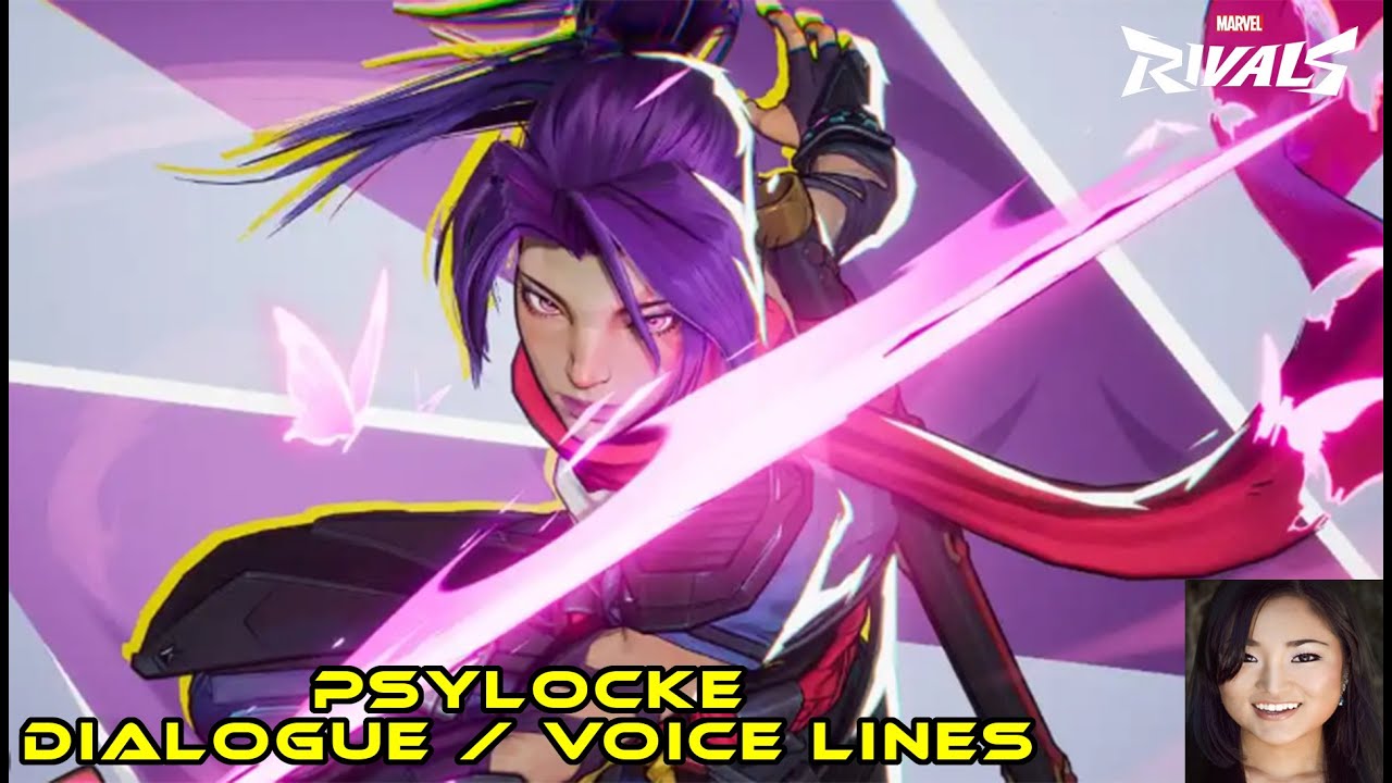 Alpha Takahashi - Psylocke Character - Marvel Rivals Dialogue Voice ...