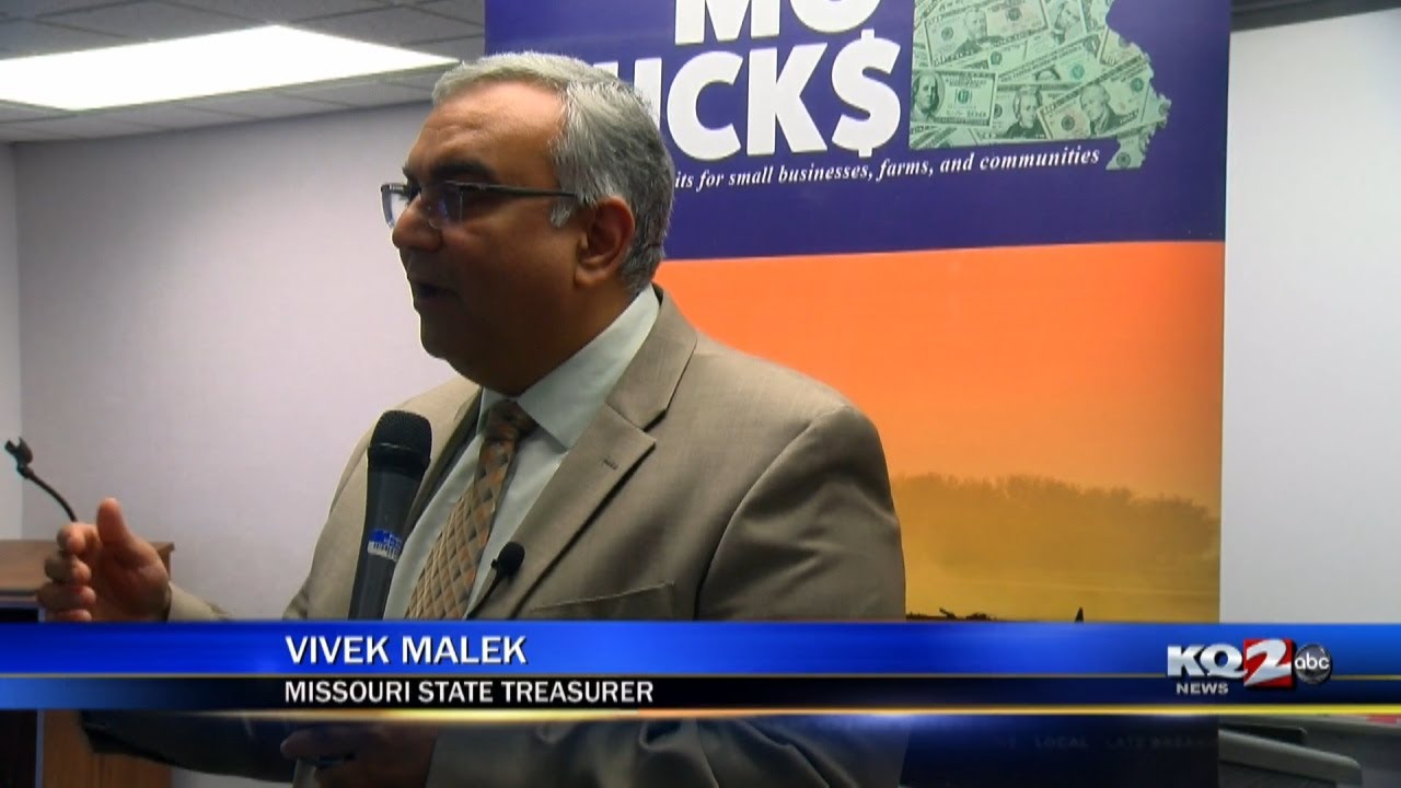 Missouri State Treasurer Vivek Malek visits Buchanan County - YouTube