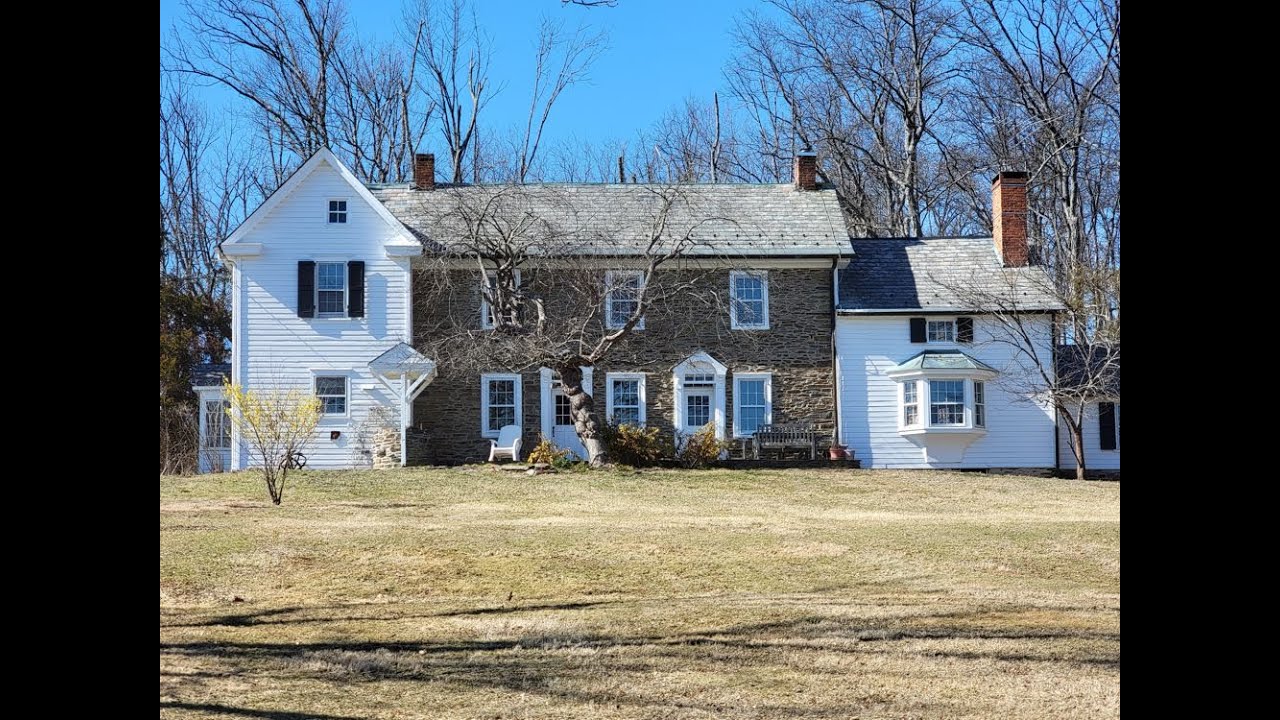 Bucks County Classic Stone Farmhouse with Bank Barn near Doylestown PA ...