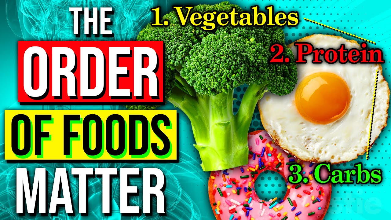 The Order Of Foods You Eat Impacts Your Glucose & Insulin Levels - YouTube