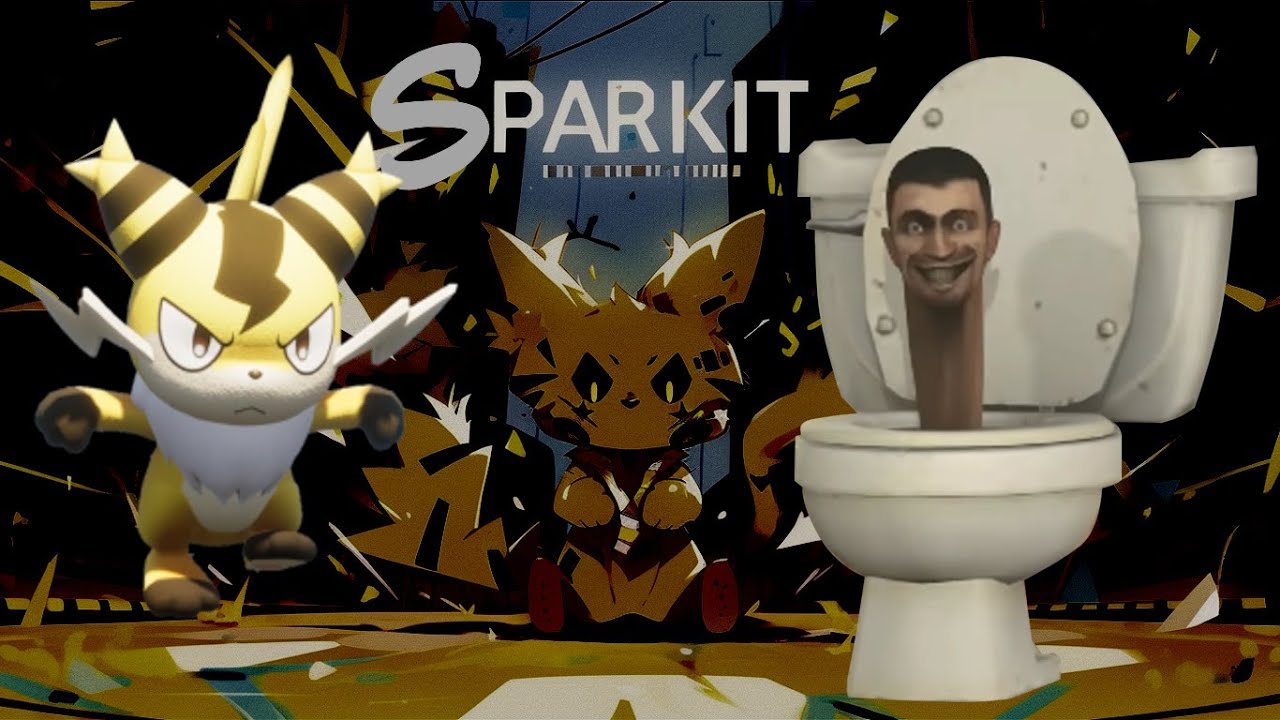 [YTP] Sparkit from Palworld goes crazy! Fights Skibidi Toilet! Youtube ...