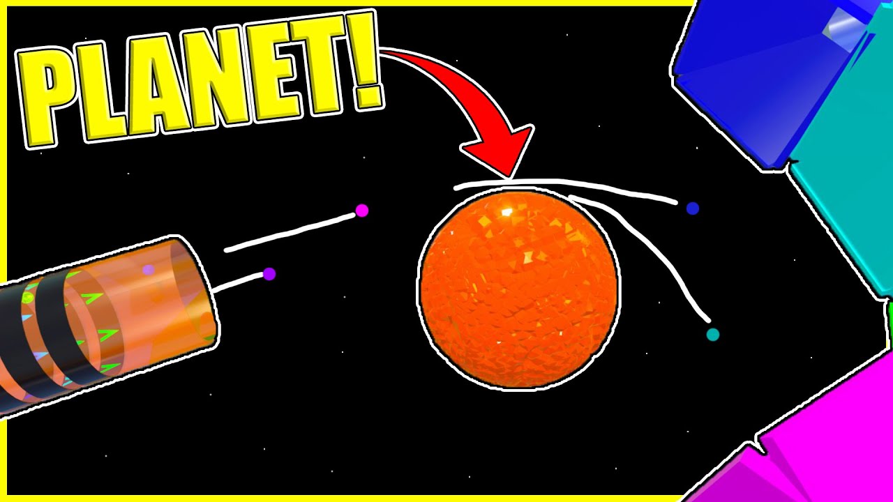 Making Marbles Orbit A Planet In Zero Gravity Marble Run - Marble World Gameplay - YouTube