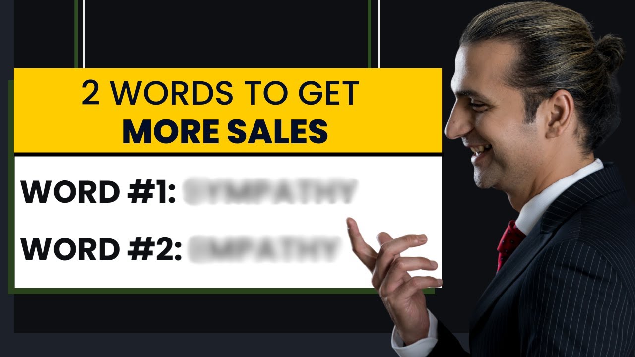 2 Words That Will Get You More Sales - YouTube