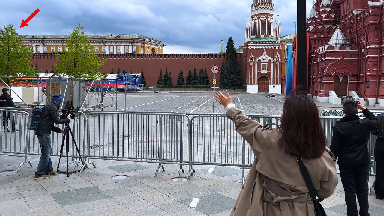 RED SQUARE AFTER THE UAV ATTACK 🇷🇺 The atmosphere in Moscow today after ...