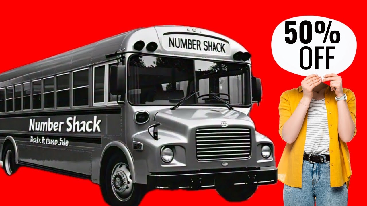 Number Shack Back-to-school 50% off sale - YouTube