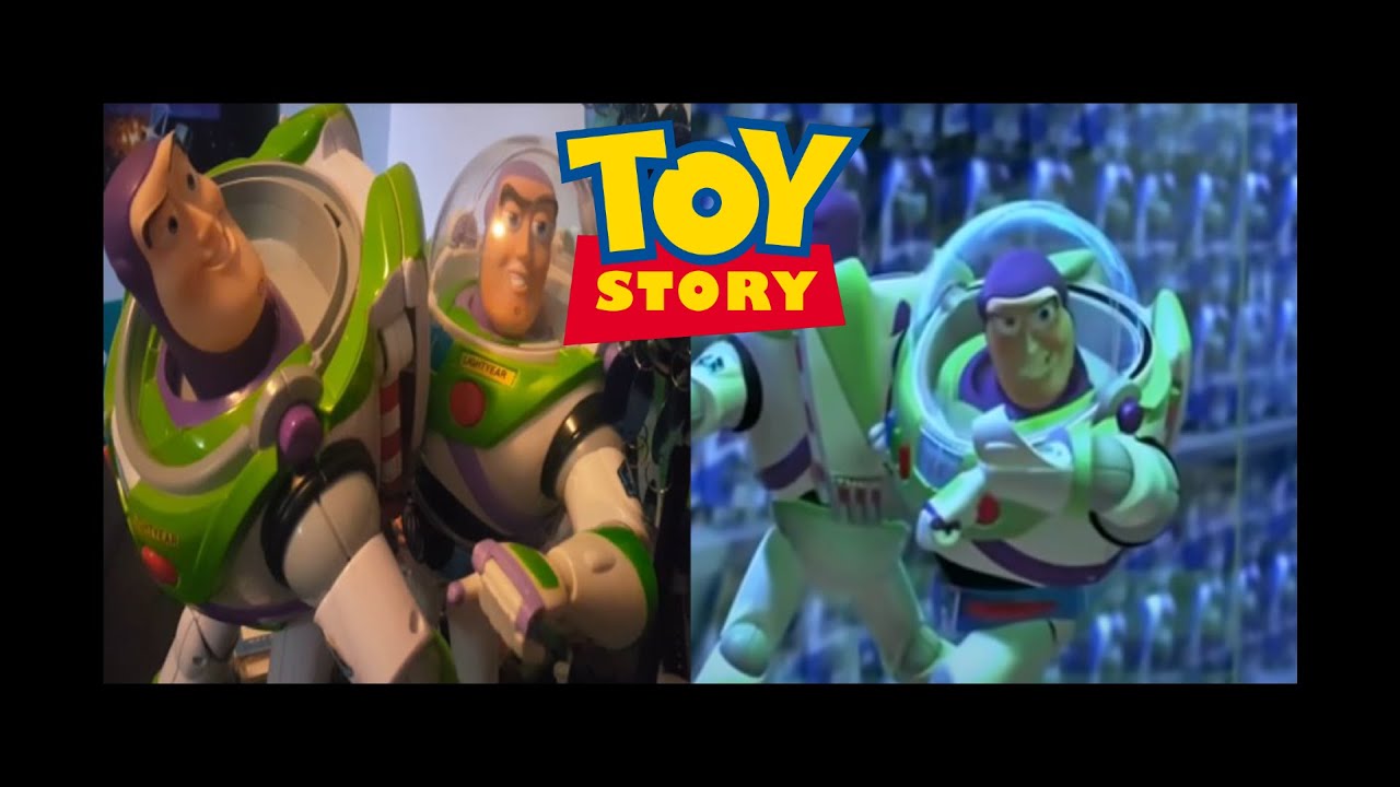 Buzz Vs Utility Belt Buzz [Live Action Toy Story Reenactment] - YouTube