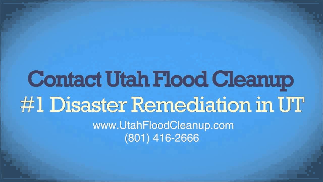 Utah Disaster Clean Up Services - Call (801)416-2666 for a Free ...