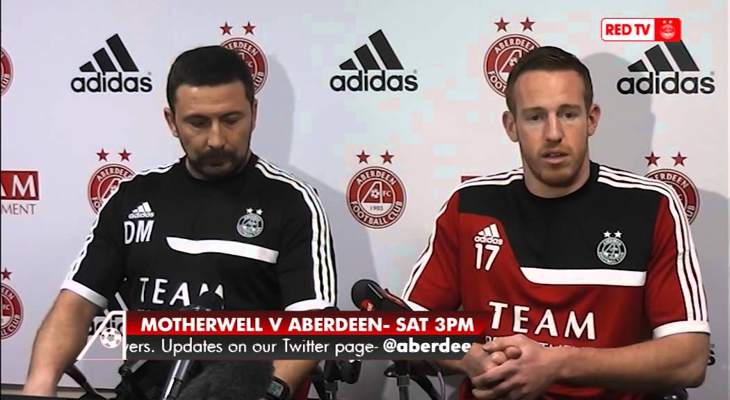 Derek McInnes and Adam Rooney - YouTube