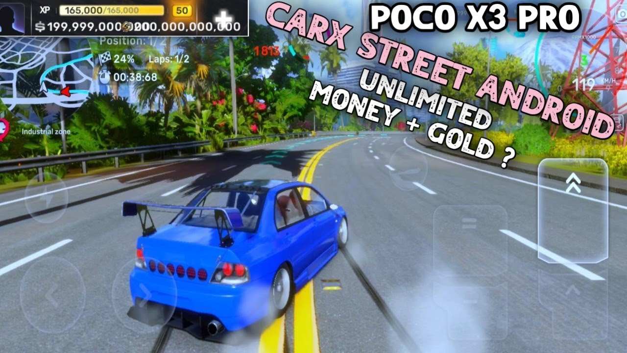 CARX STREET ANDROID UNLIMITED MONEY ? | TEST SPEED MOBIL EVO | Gameplay ...