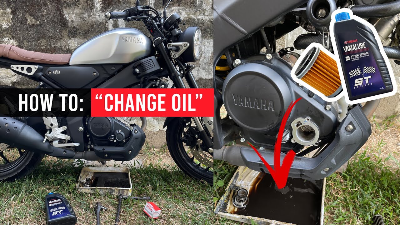 Yamaha XSR 155 | DIY Easy Change Oil - YouTube