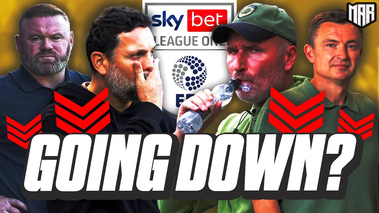 4 TEAMS WHO COULD GET RELEGATED TO LEAGUE ONE! - YouTube