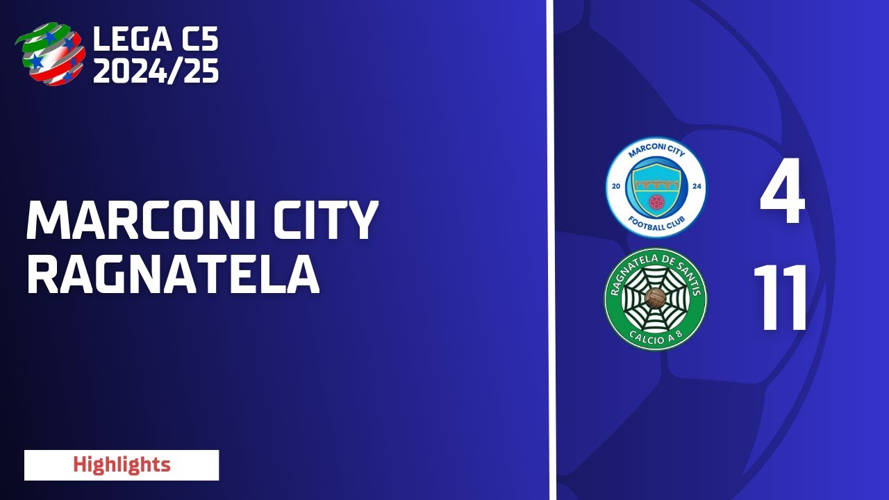 Marconi City vs Ragnatela | Serie B Lega Calcio a 5 - YouTube