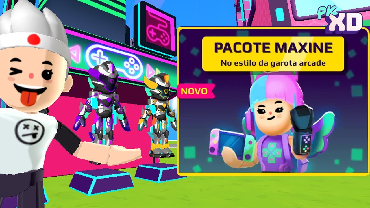 COMPREI O NOVO PACOTE DA MAXINE NO PK XD - FIDELIS - YouTube