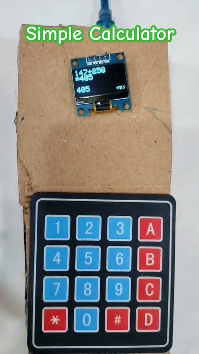 Simple Calculator Project By Rohan | KeyPad | Arduino Project #shorts #arduino #stem - YouTube