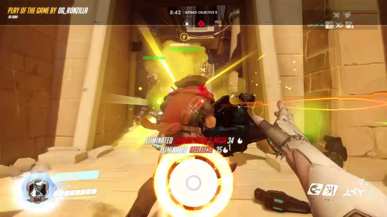 Genji throwing stars PotG - YouTube