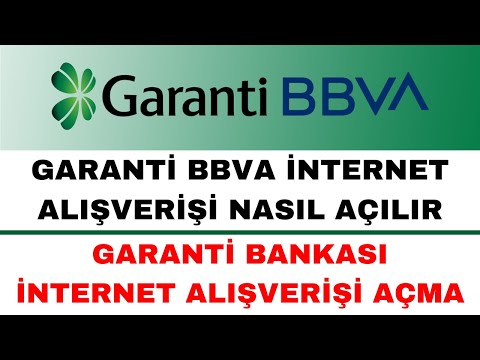 Garanti İnternet Alışverişine Açma - Garanti BBVA İnternet Alışverişine Açma