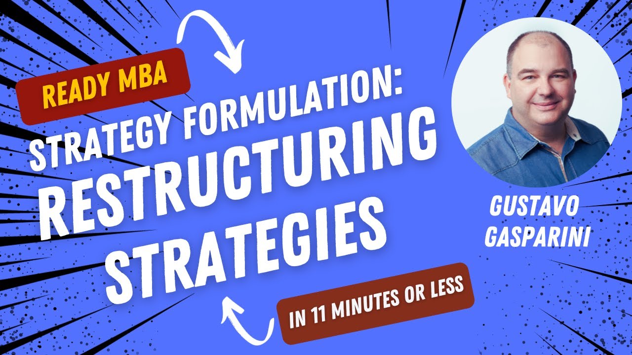 Strategy Management - Recovery & Restructuring Strategies (Video #67 ...