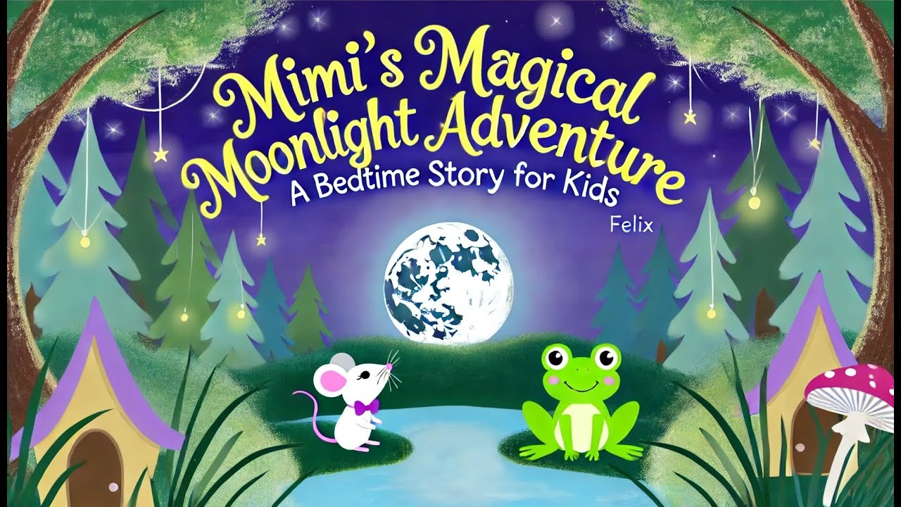 Mimi's Magical Moonlight Adventure: A Bedtime Story for Kids - YouTube