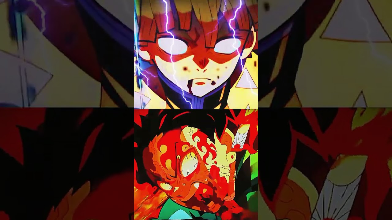 Tanjiro Vs Zenitsu | Who is stronger? | Demon Slayer 1v1| - YouTube