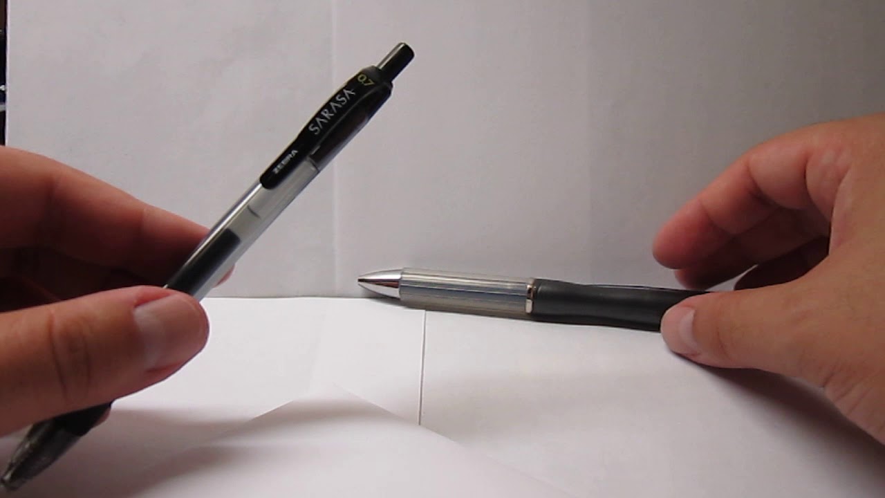 Zebra Airfit Gel Rollerball Pen Review - YouTube