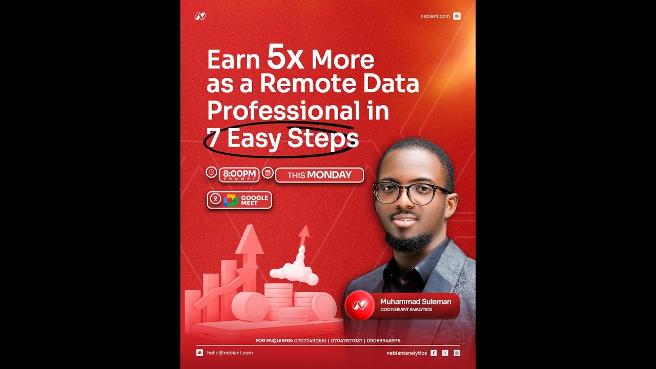 Earn 5X More As A Remote Data Professional In 7 Steps - YouTube