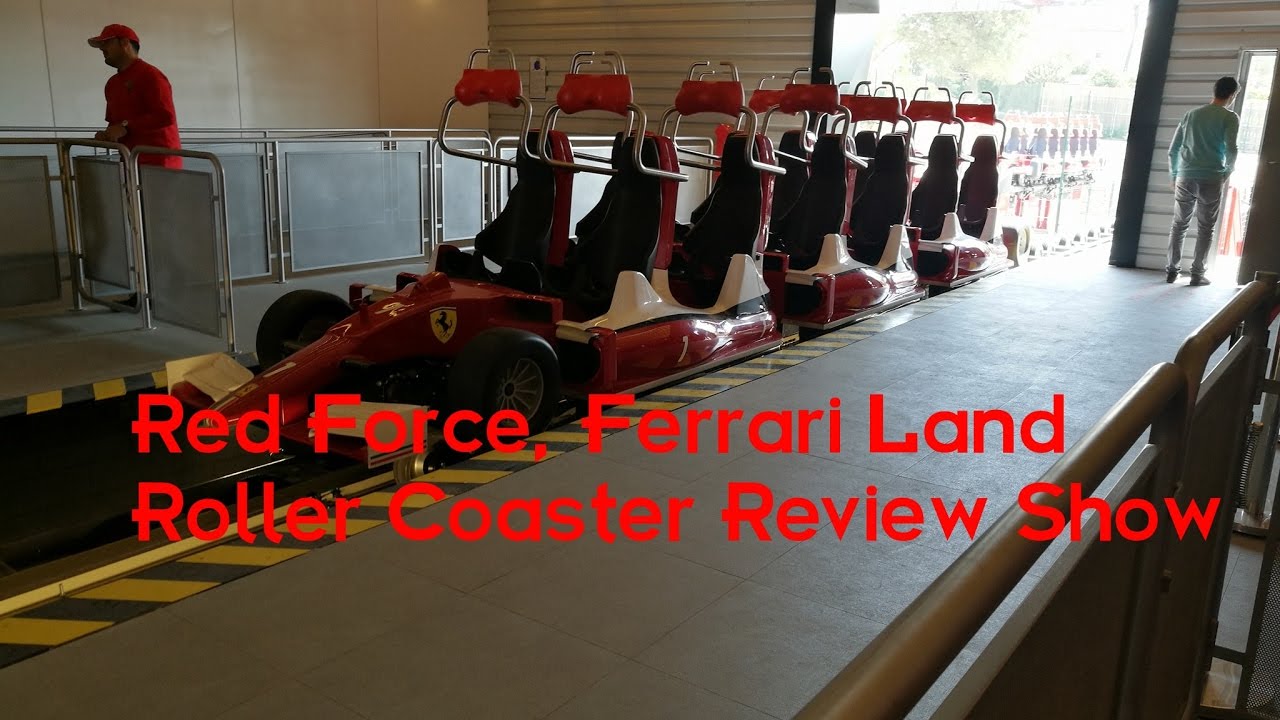 Roller Coaster Review Show - Red Force, Ferrari Land, Spain - YouTube