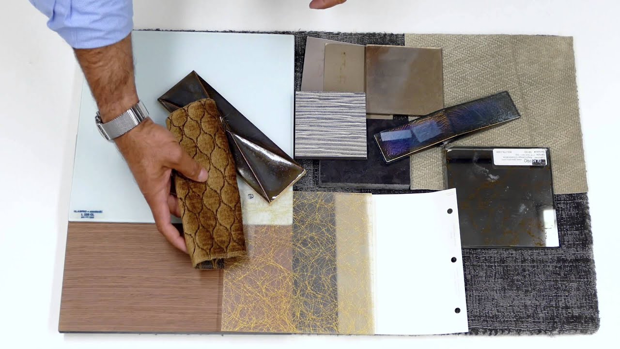 How to compose a finish palette for your interior project - YouTube