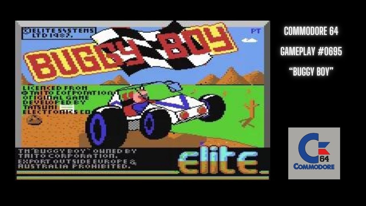 Buggy Boy (Commodore 64 / Gameplay #0695) - YouTube