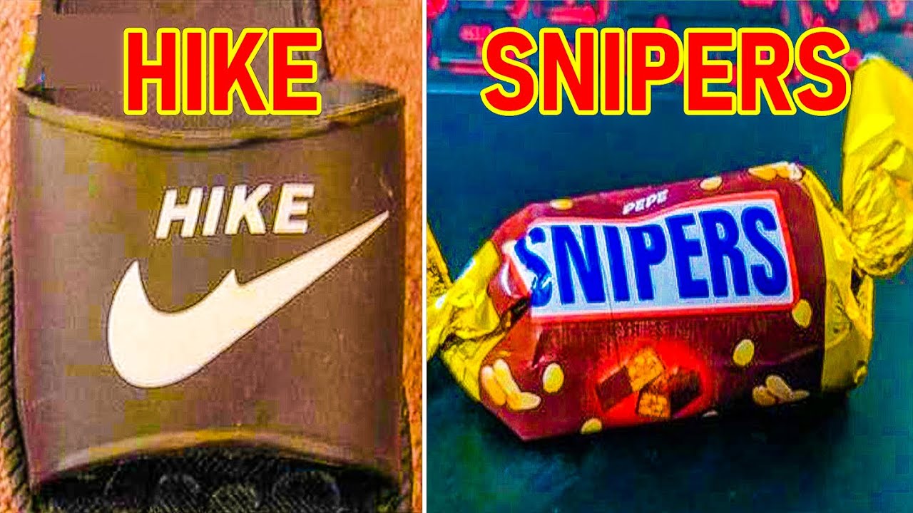 The Funniest Crappy Knock Off Brands - YouTube