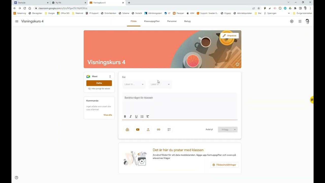 #2 Grunder i Google Classroom Flöde - YouTube