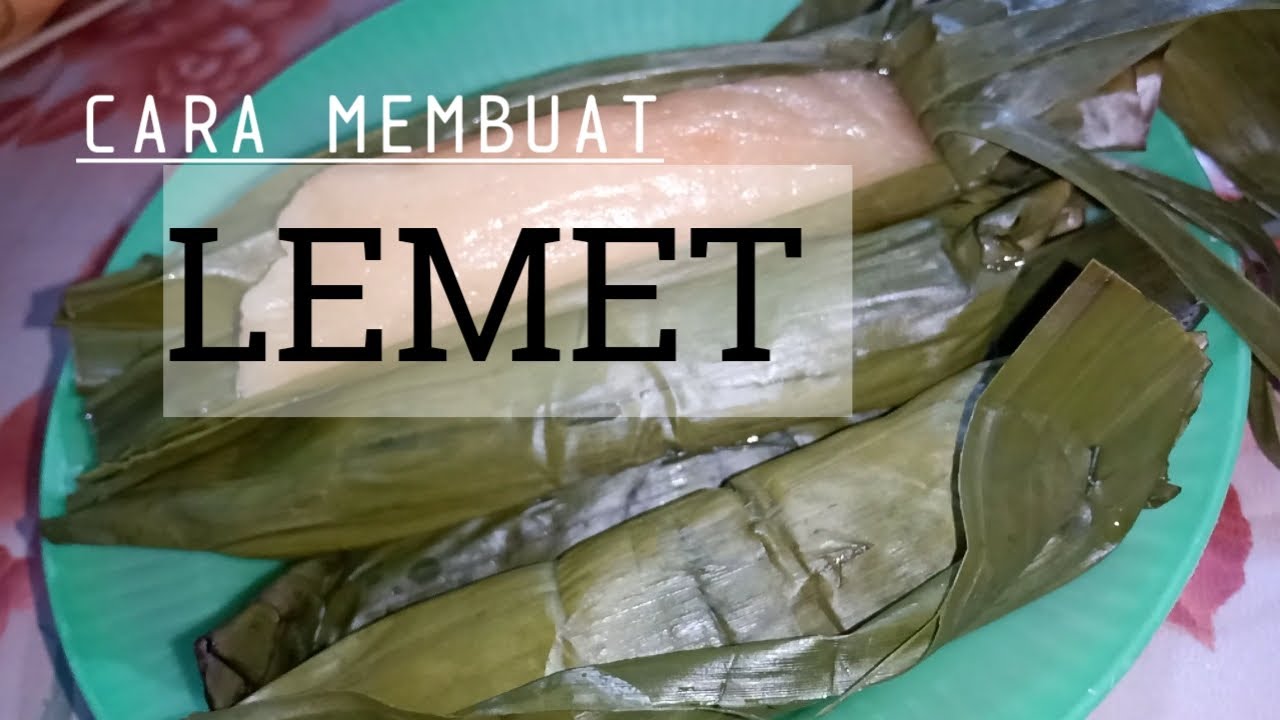 Cara Ndamel Jajanan Tradisional Lemet - YouTube