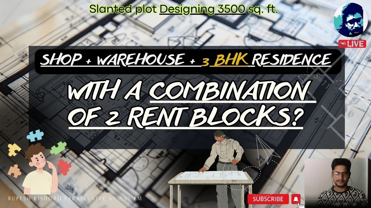 Shop + Warehouse + 3BHK residence with a combination of 2 rent blocks ...