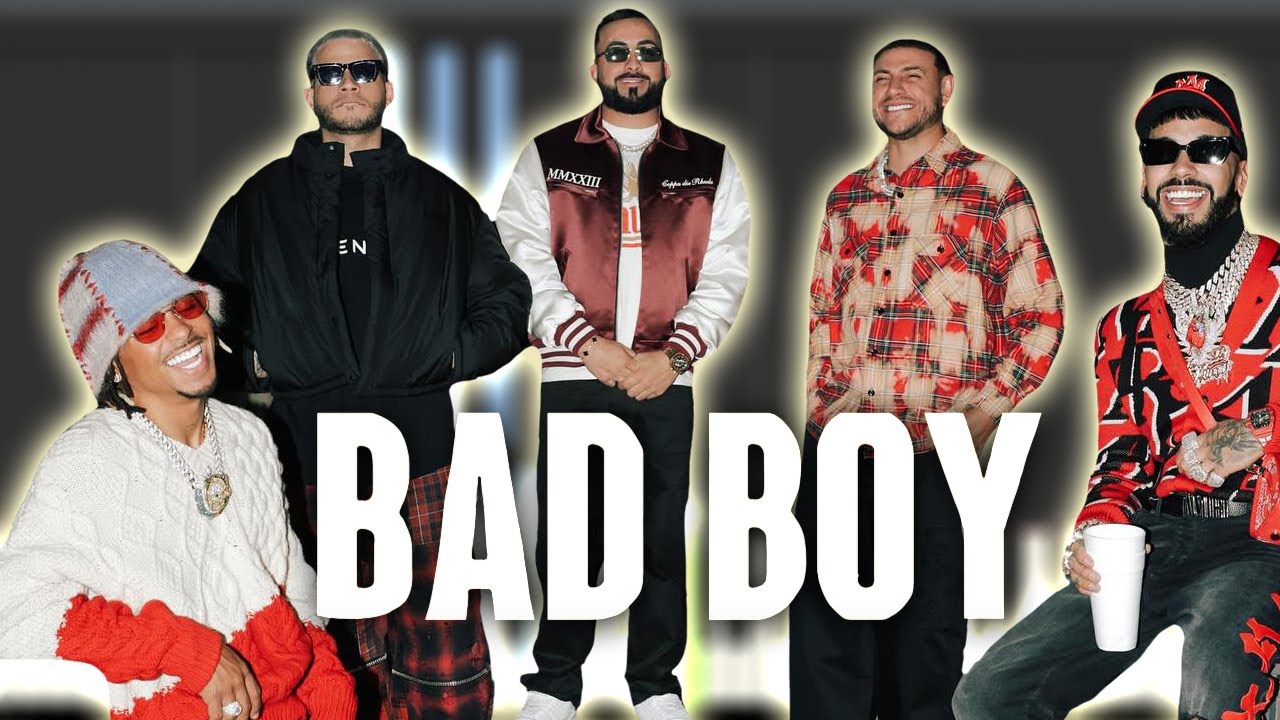 Chris Jedi, Gaby Music, Dei V, Anuel, Ozuna - BAD BOY | Piano Tutorial ...