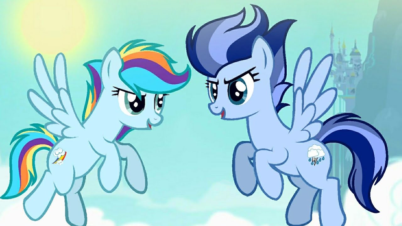 Swift Sky and Thunder Cloud || mlp next gen || Silver Shield Sentry ...