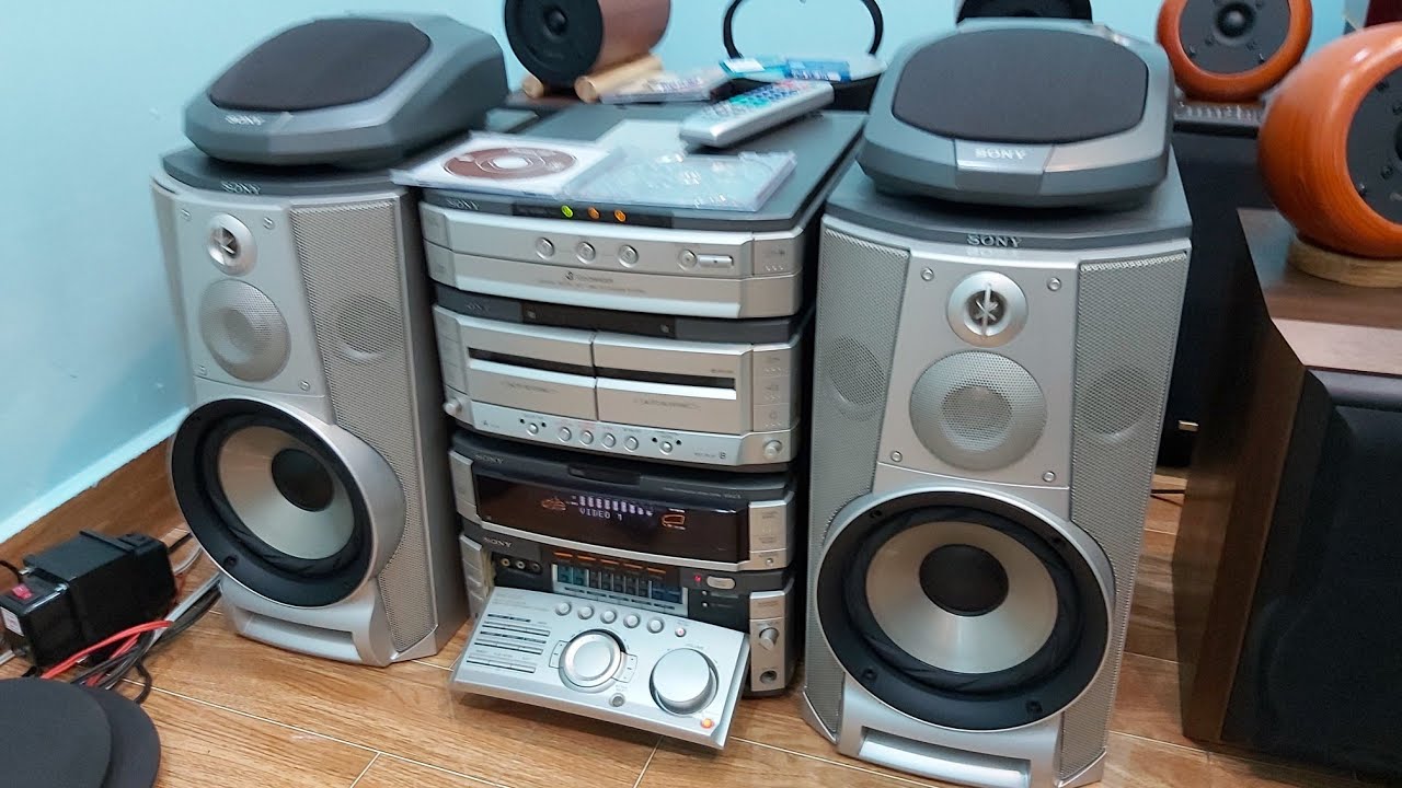Sony W555 Trebl dom mỗi loa 5 đường tiếng thêm 2 loa Suround nghe nhức ...