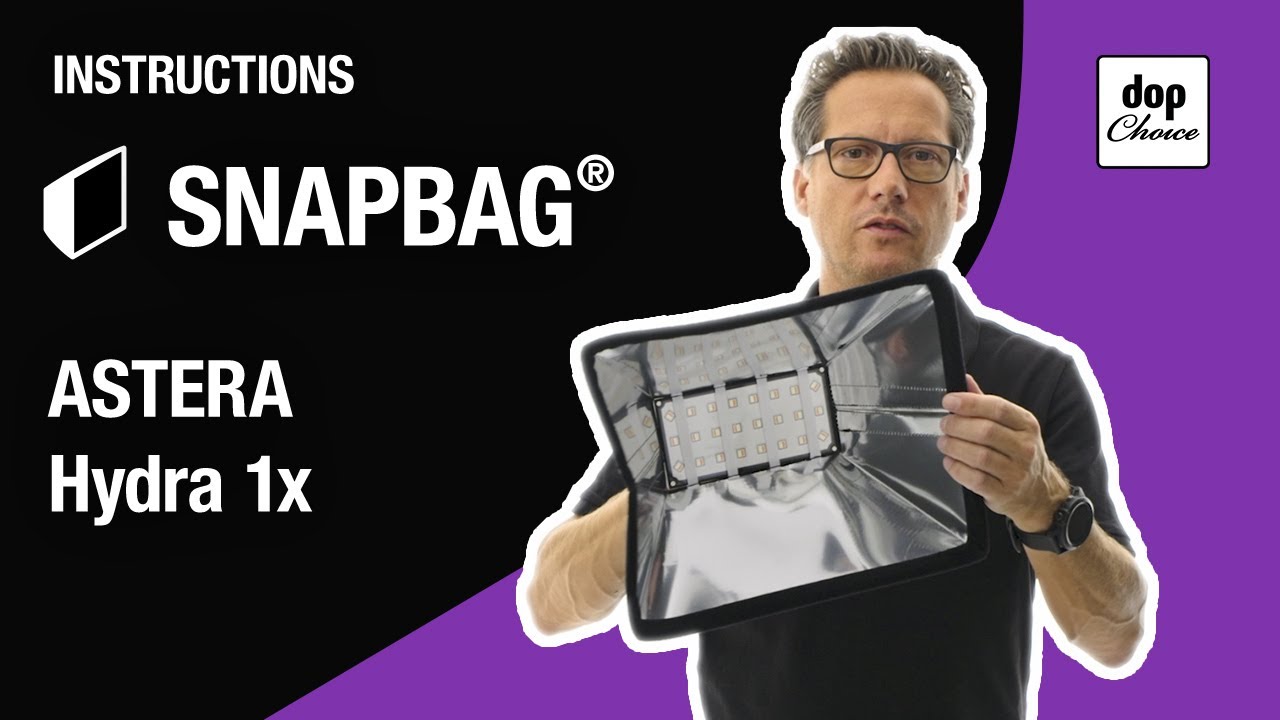 How to mount the SNAPBAG® onto ASTERA HydraPanel - YouTube