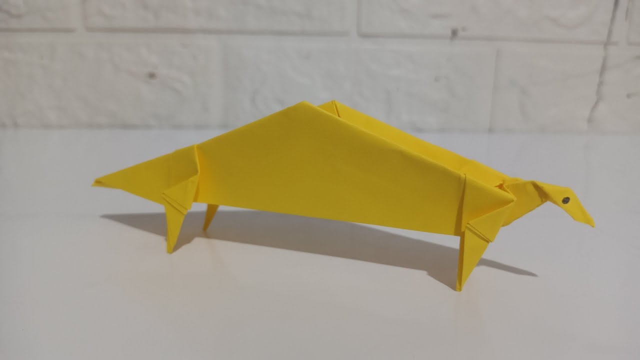 Cara membuat origami binatang| Simple origami animal - YouTube