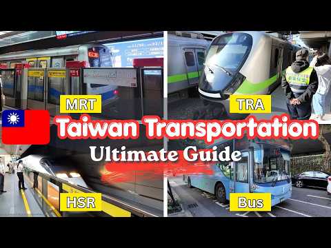 🇹🇼 Taiwan Transportation & Taipei Main Station Guide｜MRT, TRA, THSR & Bus